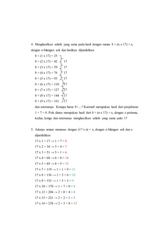 Keunikan angka 17 | DOCX