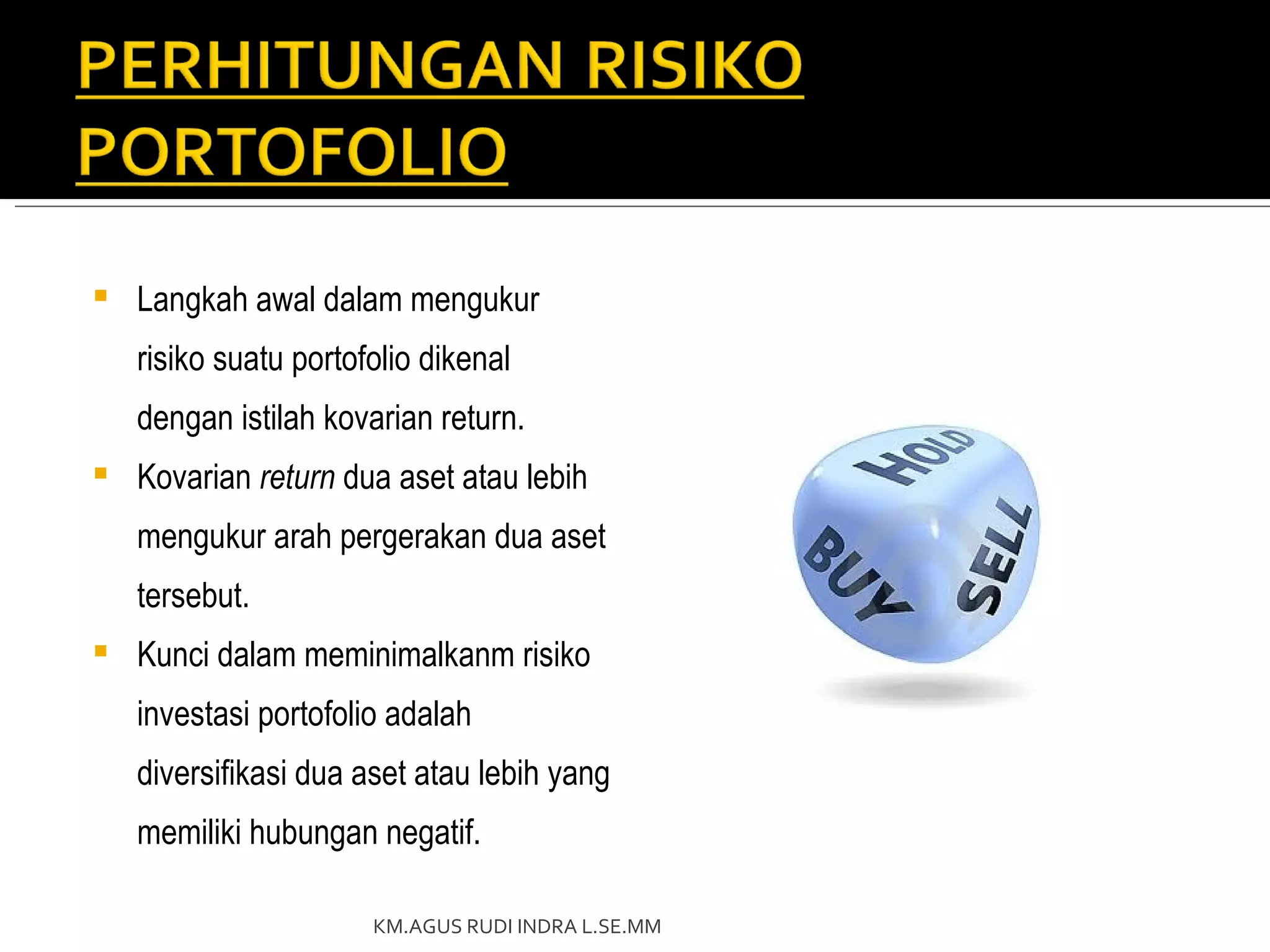 Keuntungan dan risiko | PPT
