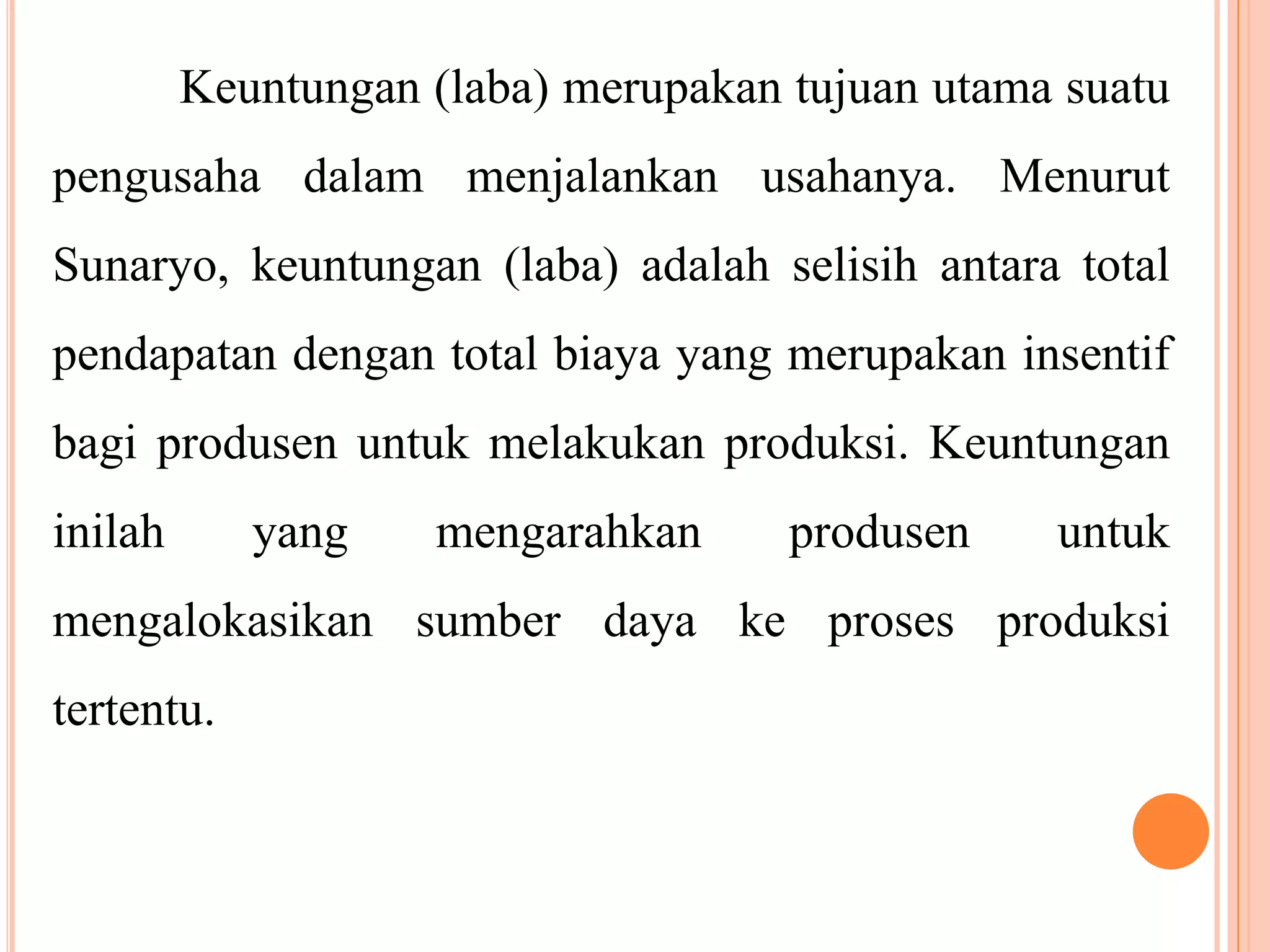 Keuntungan maksimum | PPTX