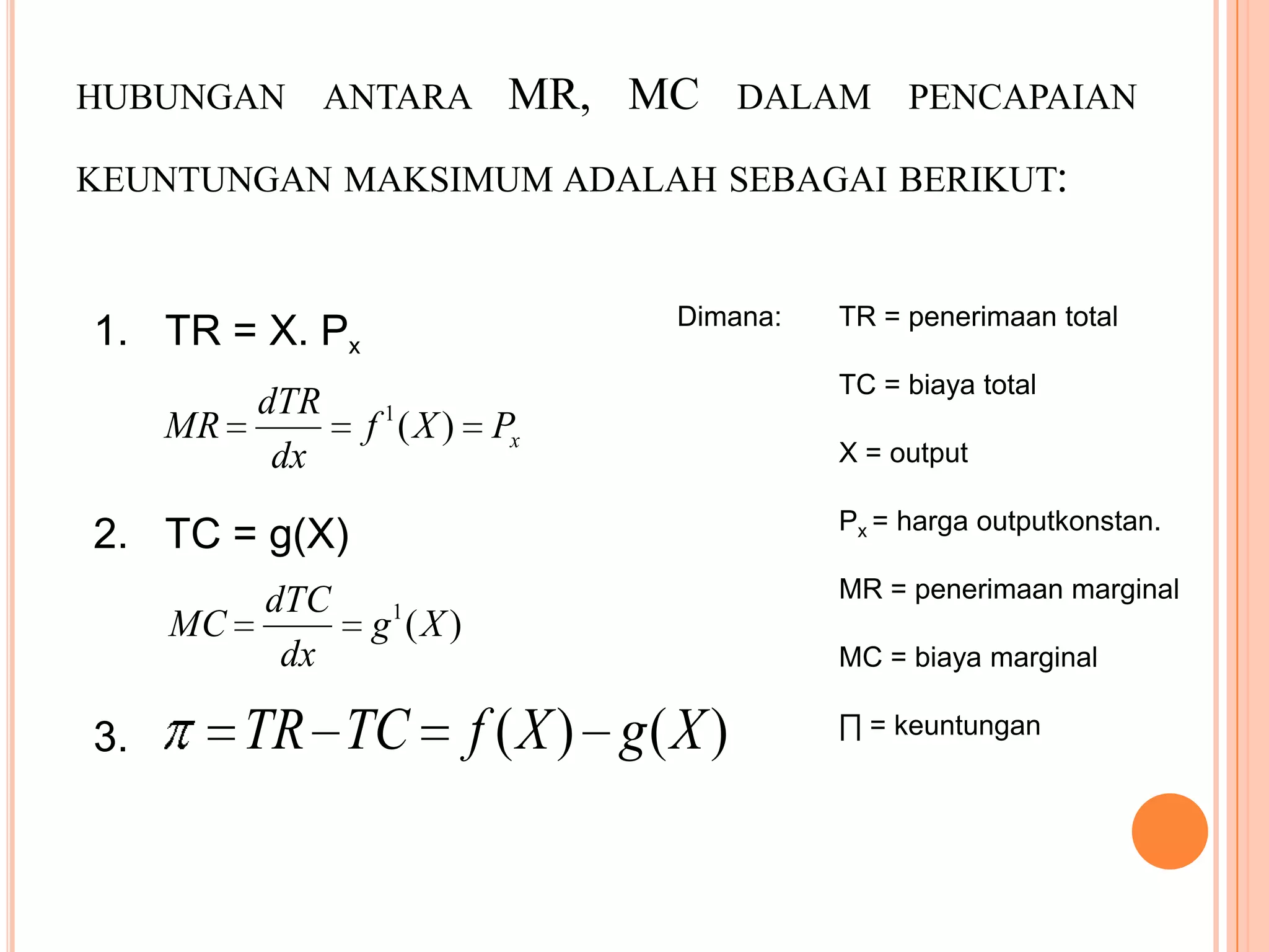 Keuntungan maksimum | PPTX