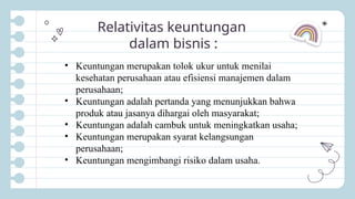 Keuntungan sebagai Tujuan Perusahaan.pptx