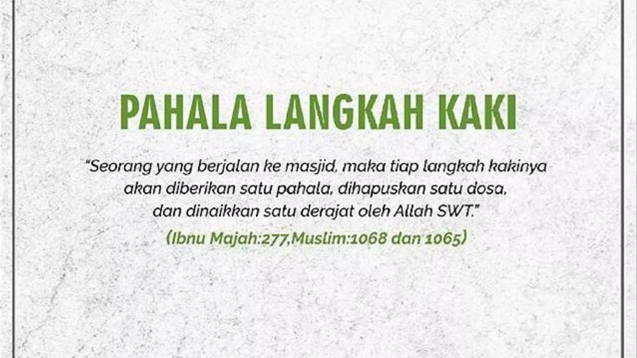 Keuntungan Sholat di Masjid | PPT