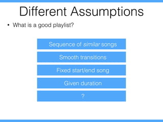 Understanding Music Playlists | PPT