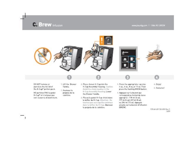 Keurig Manual B155 Quick Start Guide | PDF
