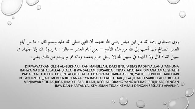 Keutamaan bulan dzulhijjah | PPTX