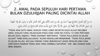 Keutamaan bulan dzulhijjah | PPTX
