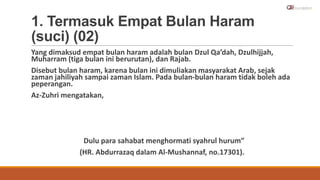 Bulan Muharram dan Keutamaan Beribadah | PPTX