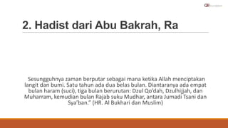 Bulan Muharram dan Keutamaan Beribadah | PPTX