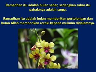 Keutamaan bulan ramadhan | PPTX