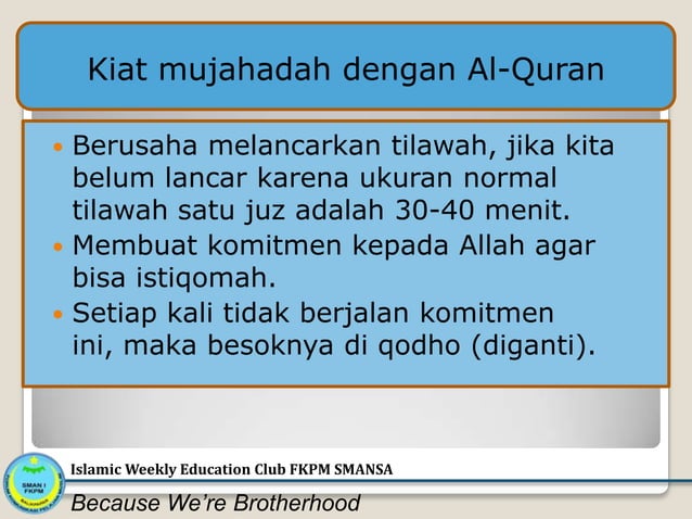 Keutamaan membaca al quran yunus | PPTX