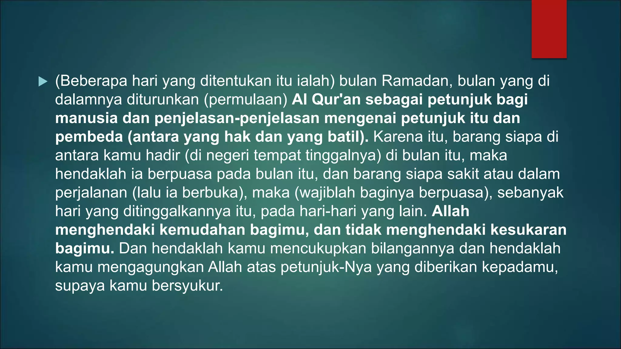 KEUTAMAAN MEMBACA AL QURAN.ppt