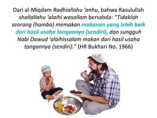 Keutamaan mencari nafkah | PPTX