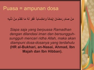 Keutamaan puasa ramadhan | PPTX