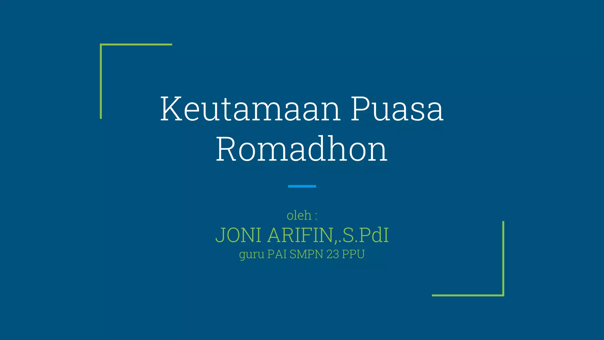 keutamaan puasa Ramadhan .pptx