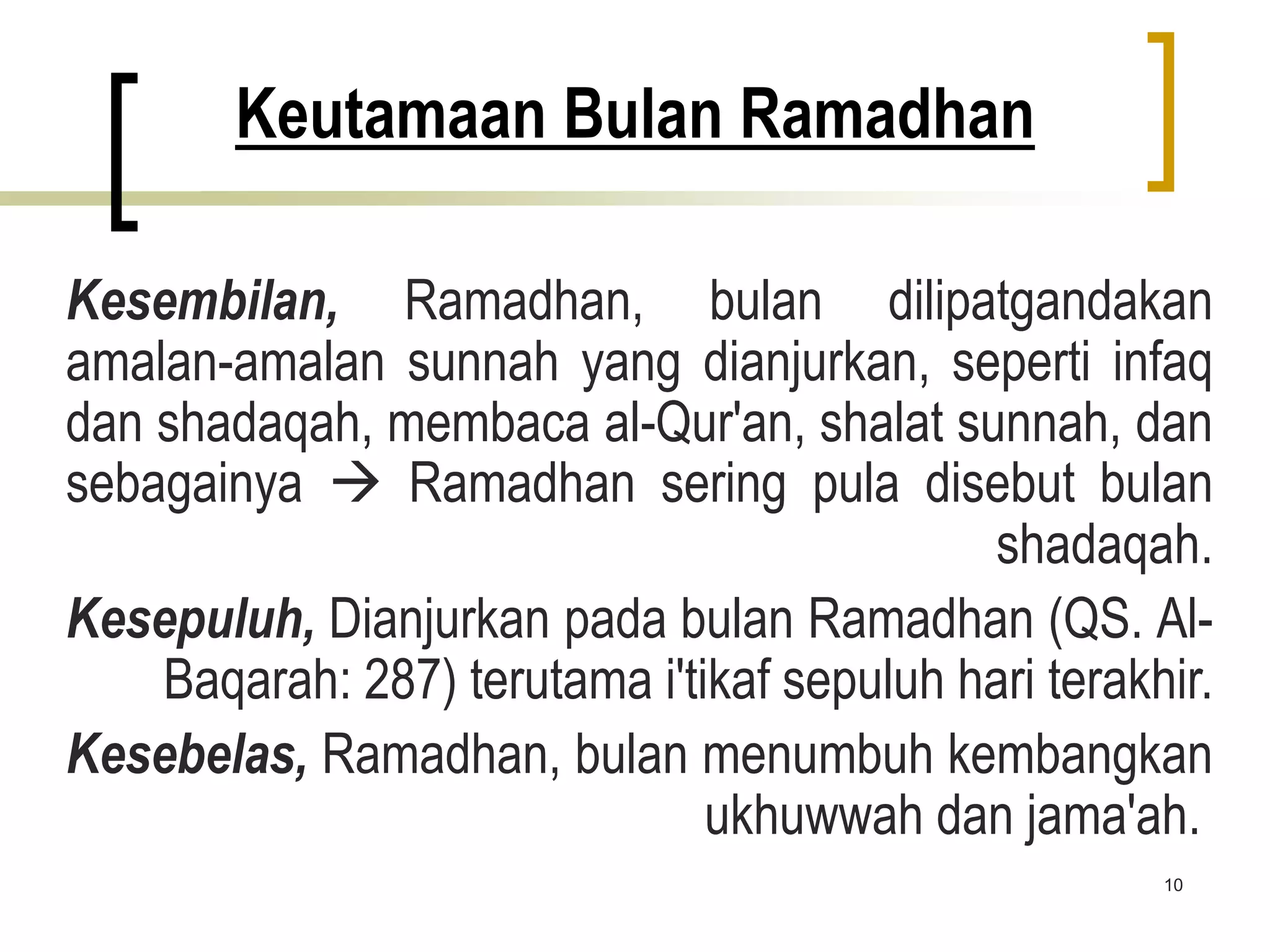 KEUTAMAAN RAMADHAN.ppt