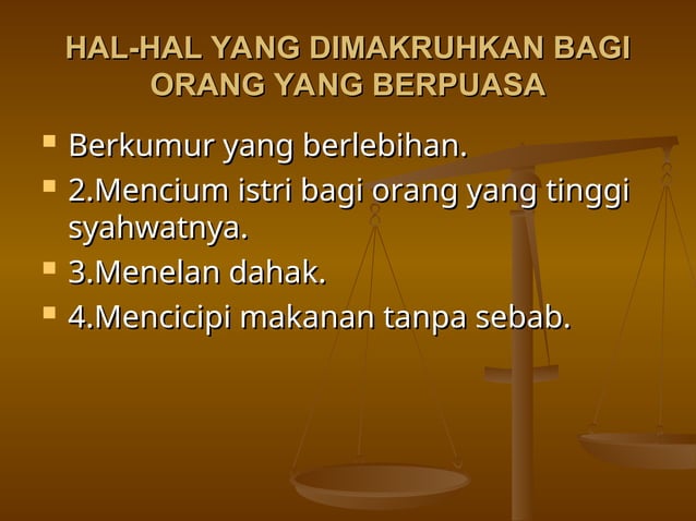 Keutamaan Ramadhan sebagai pelajaran bag | PPT