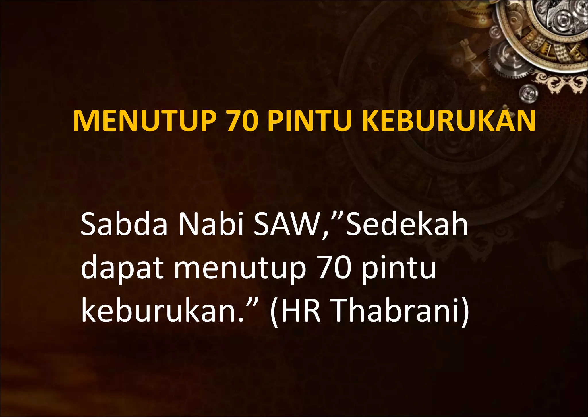 Keutamaan shodaqoh | PPT