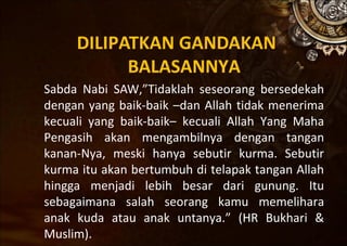 Keutamaan shodaqoh | PPT
