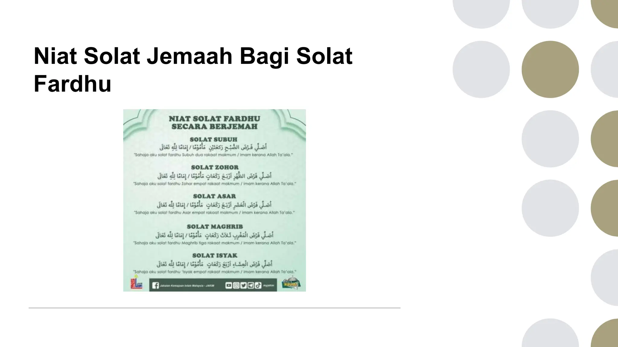 Keutamaan Solat Berjemaah Seorang Muslim | PPTX