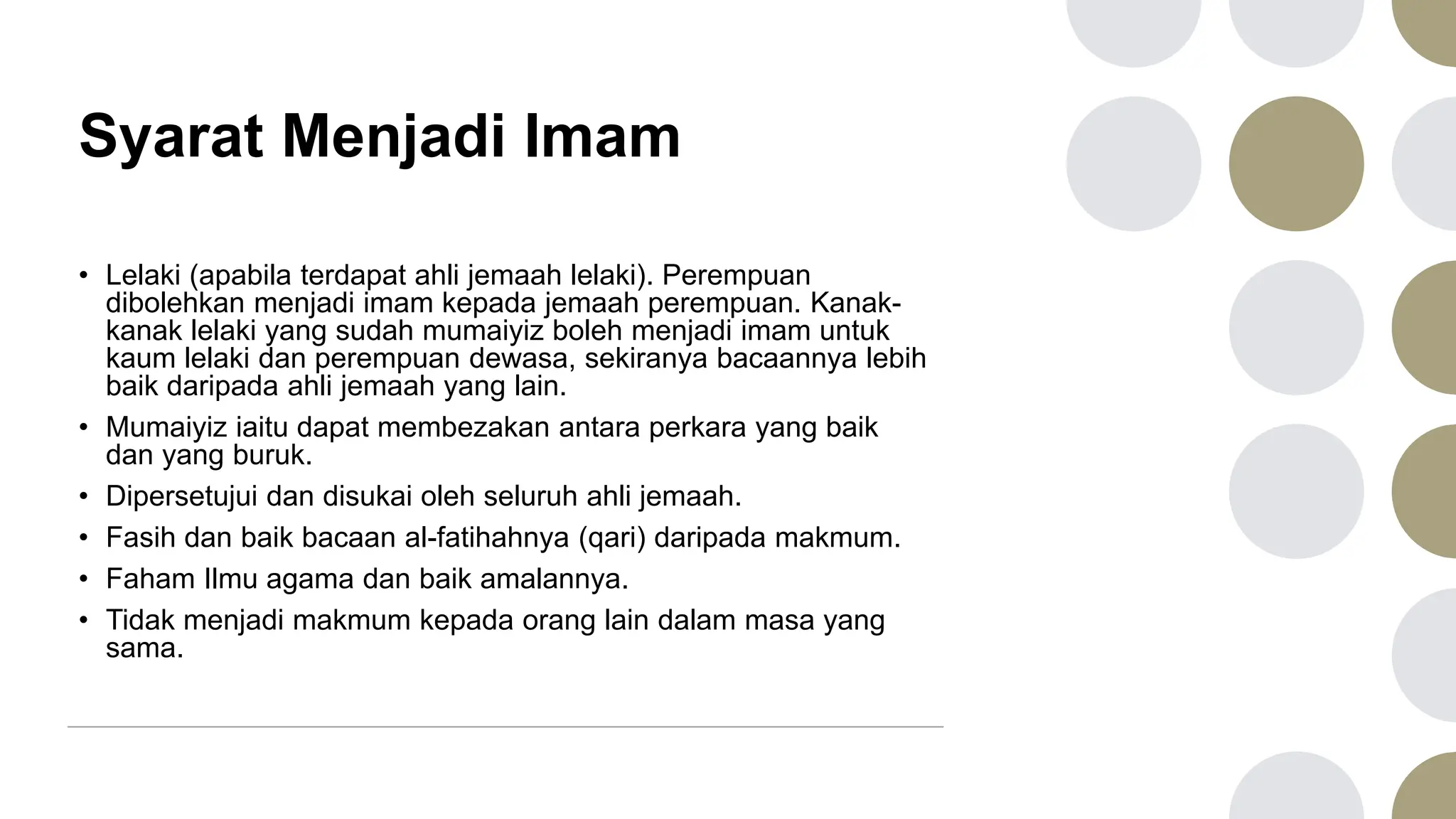 Keutamaan Solat Berjemaah Seorang Muslim | PPTX