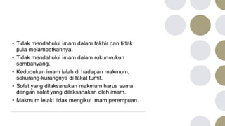 Keutamaan Solat Berjemaah Seorang Muslim | PPTX