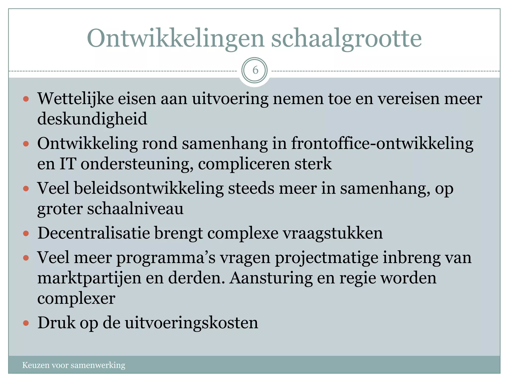 Keuzen voor samenwerking | PPTX