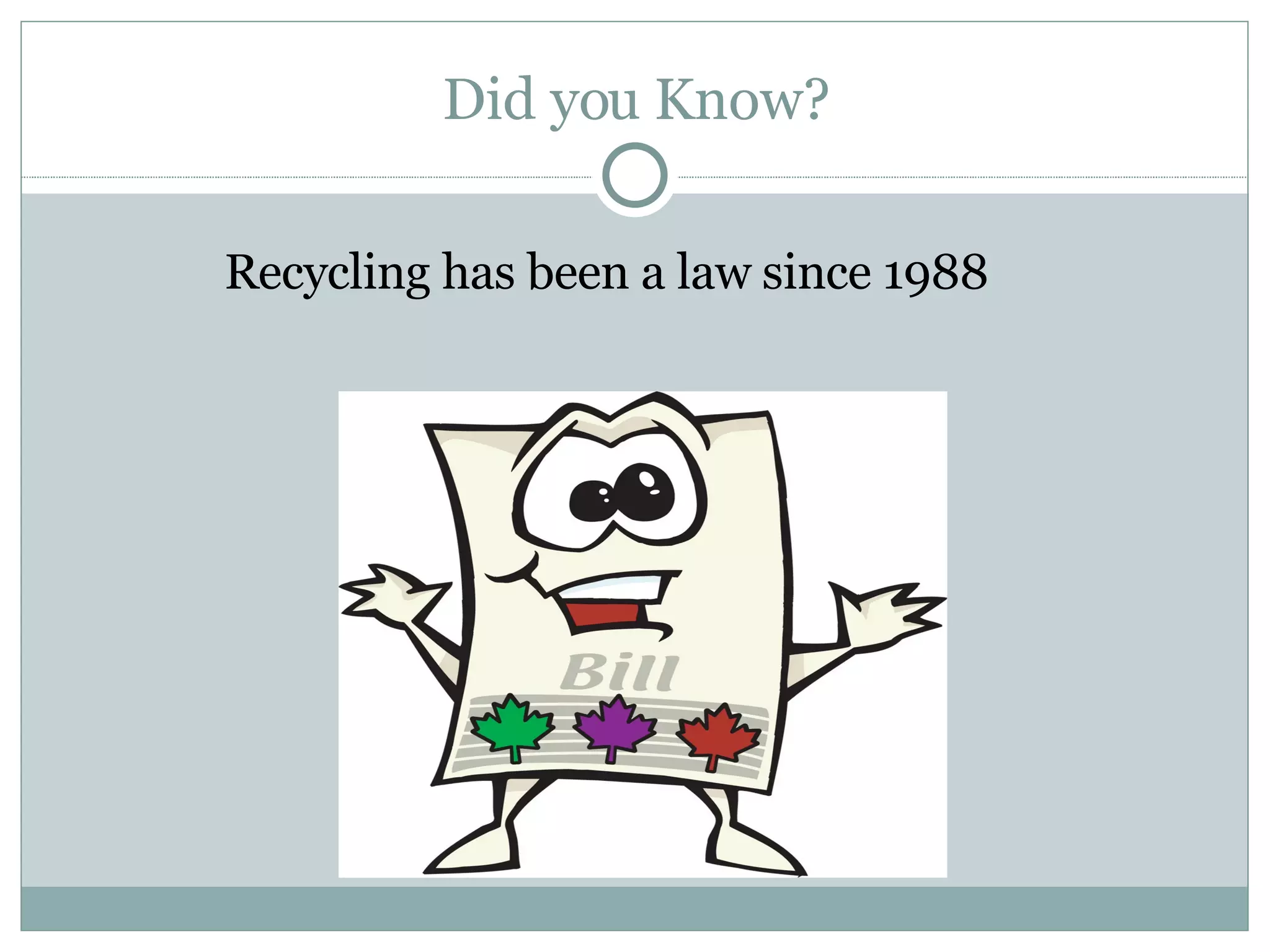 8th grade Recycling Proposal | PPT