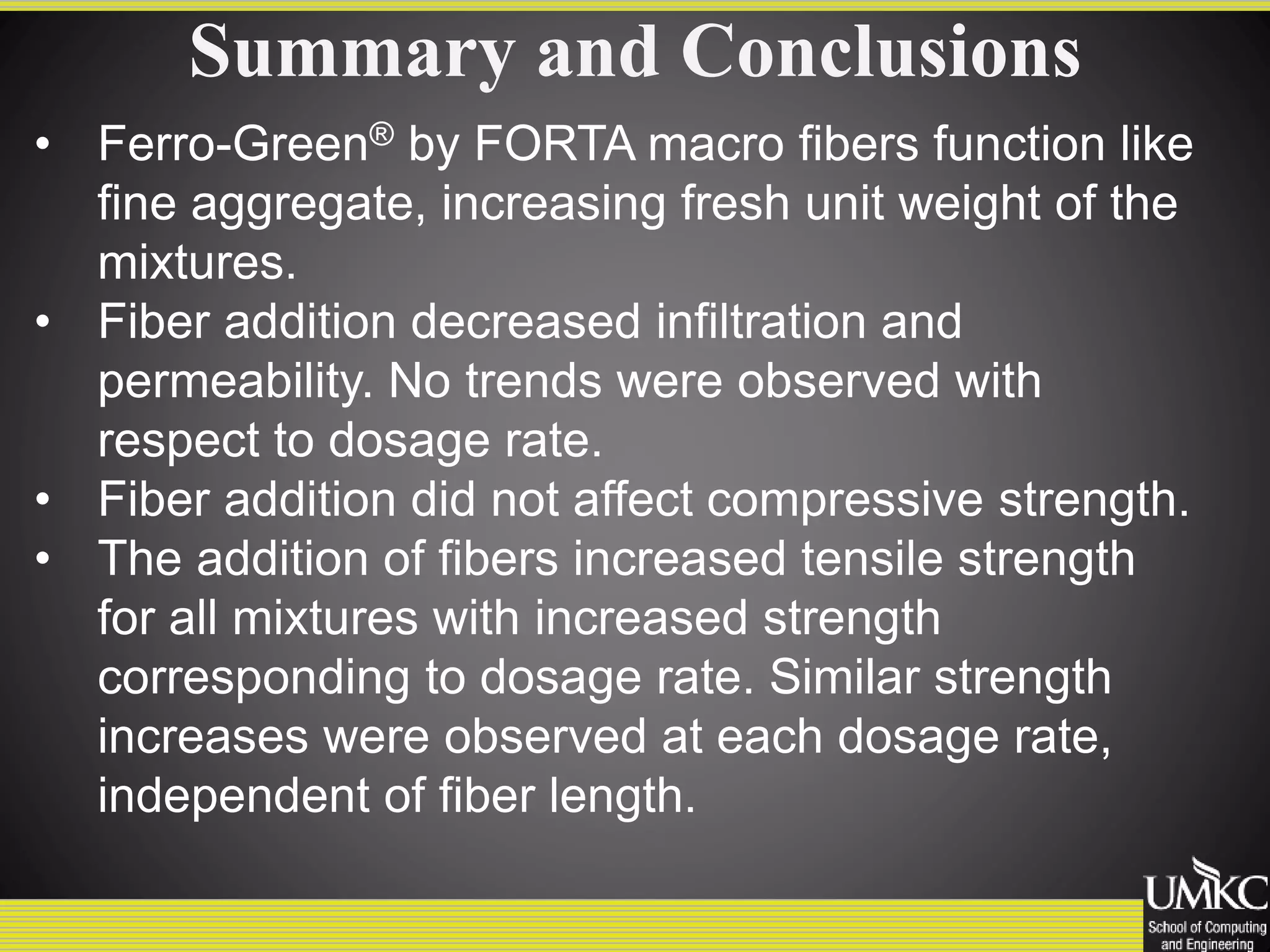 Macro Fiber Reinforced Pervious Concrete | PPT
