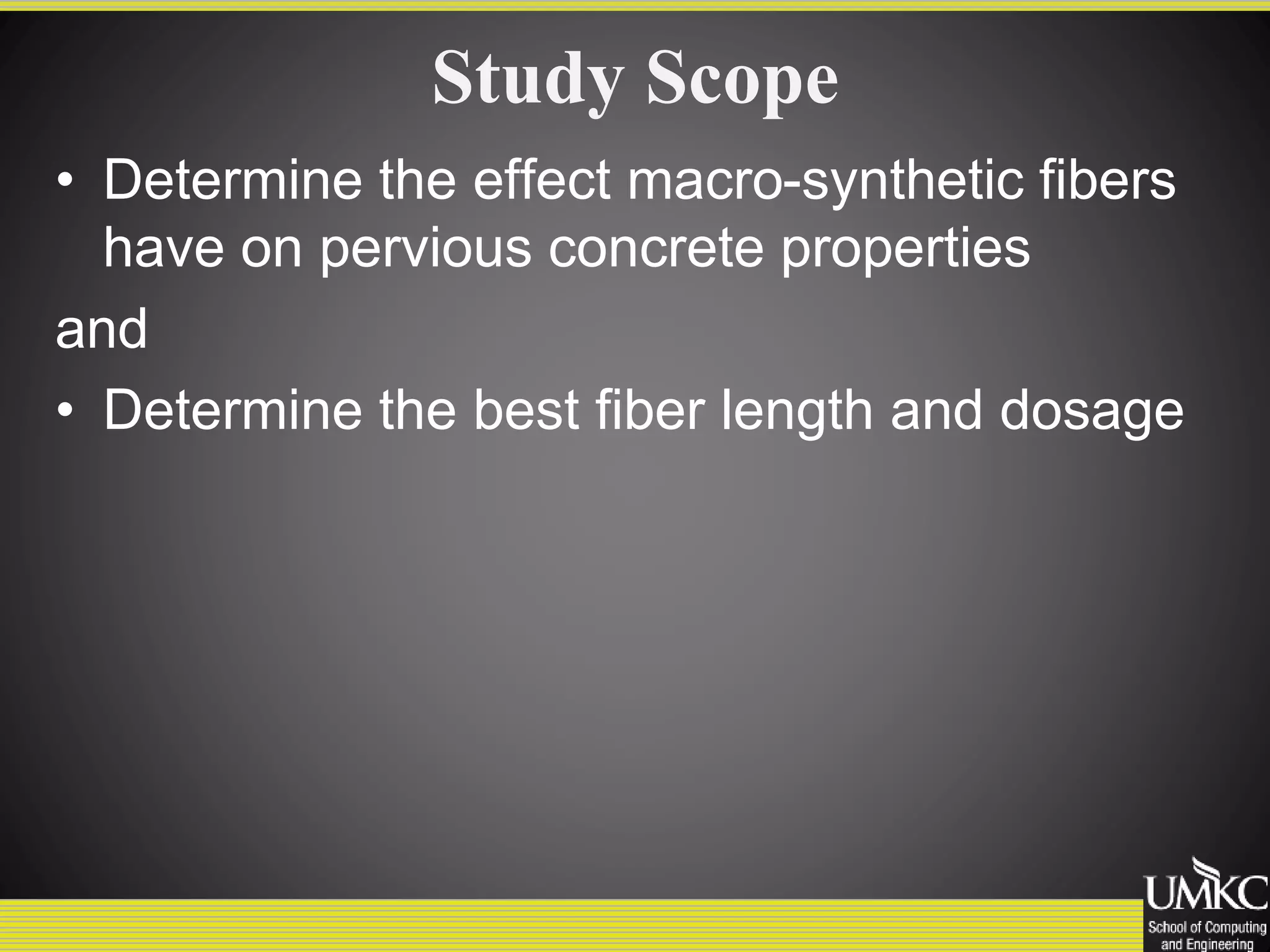 Macro Fiber Reinforced Pervious Concrete | PPT