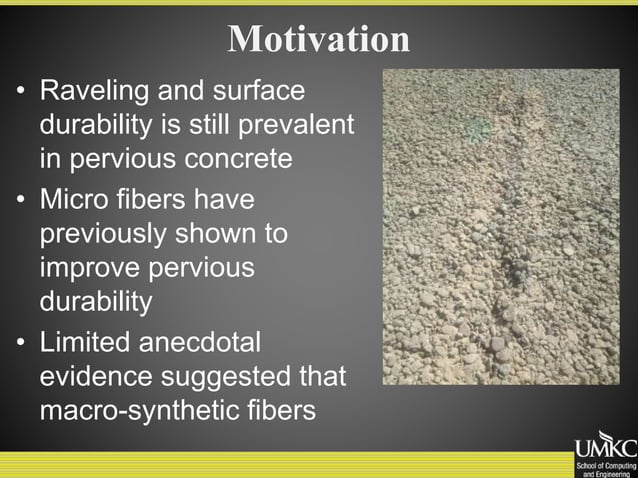 Macro Fiber Reinforced Pervious Concrete | PPT