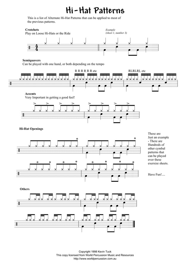 kevin-tuck-drum-book-pdf.pdf | Musical Instruments | Hobbies & Interests