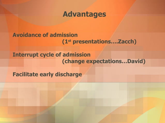 Pt 2 - Critical components of crisis resolution/home treatment -Kevin ...