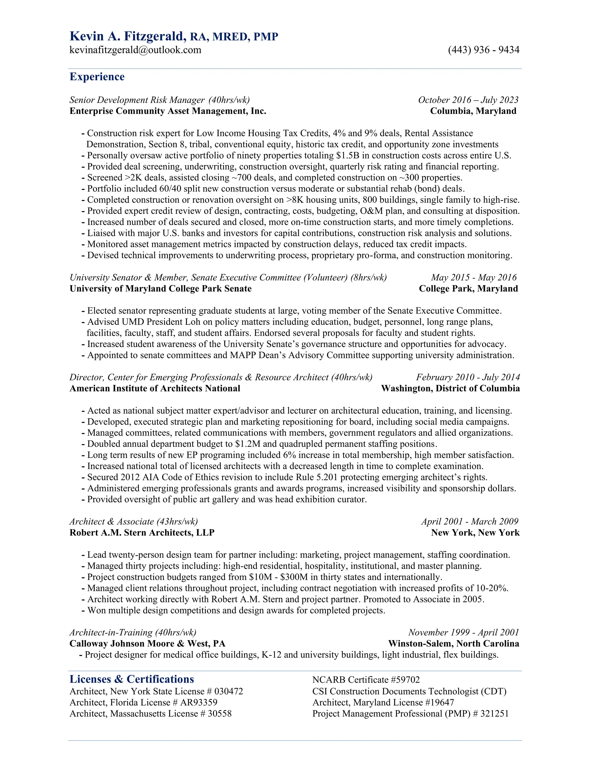 Kevin A Fitzgerald Resume Oct 2023.pdf