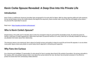 Kevin Corke Spouse Revealed A Deep Dive Into His Private Life.pdf