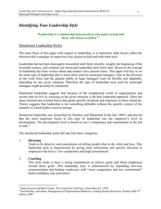 Kevin duncan leadership and communication | PDF