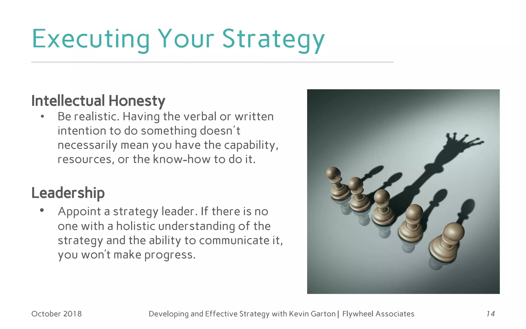 Developing an Effective Strategy: Choices, Communication & Iteration ...
