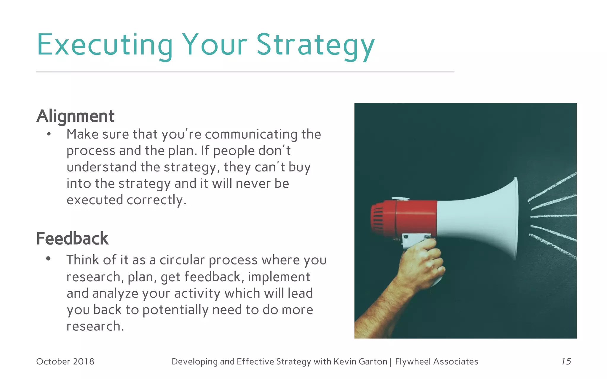 Developing an Effective Strategy: Choices, Communication & Iteration ...