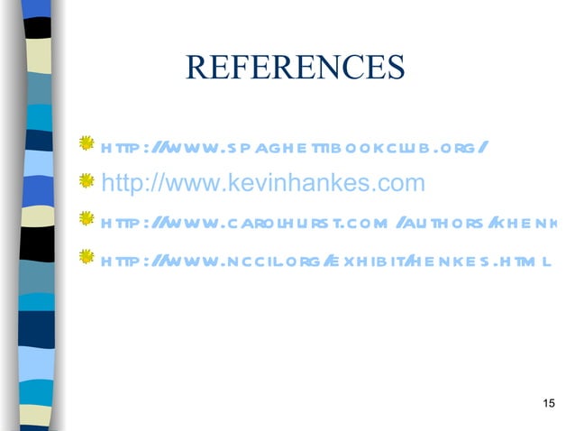 Kevin Henkes PP | PPT