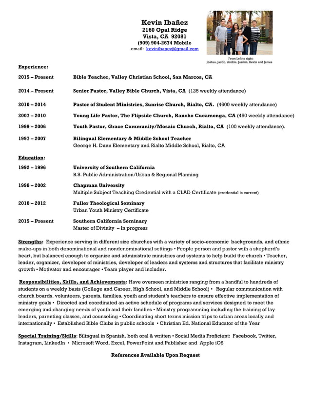 Kevin ibanez' Resume 2016 | PDF