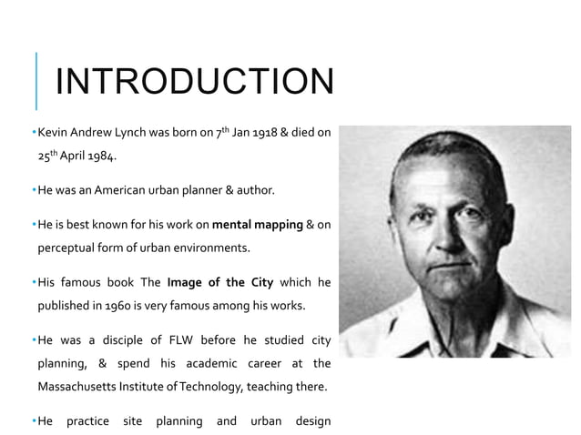 Kevin lynch | PPTX | Geography | Science