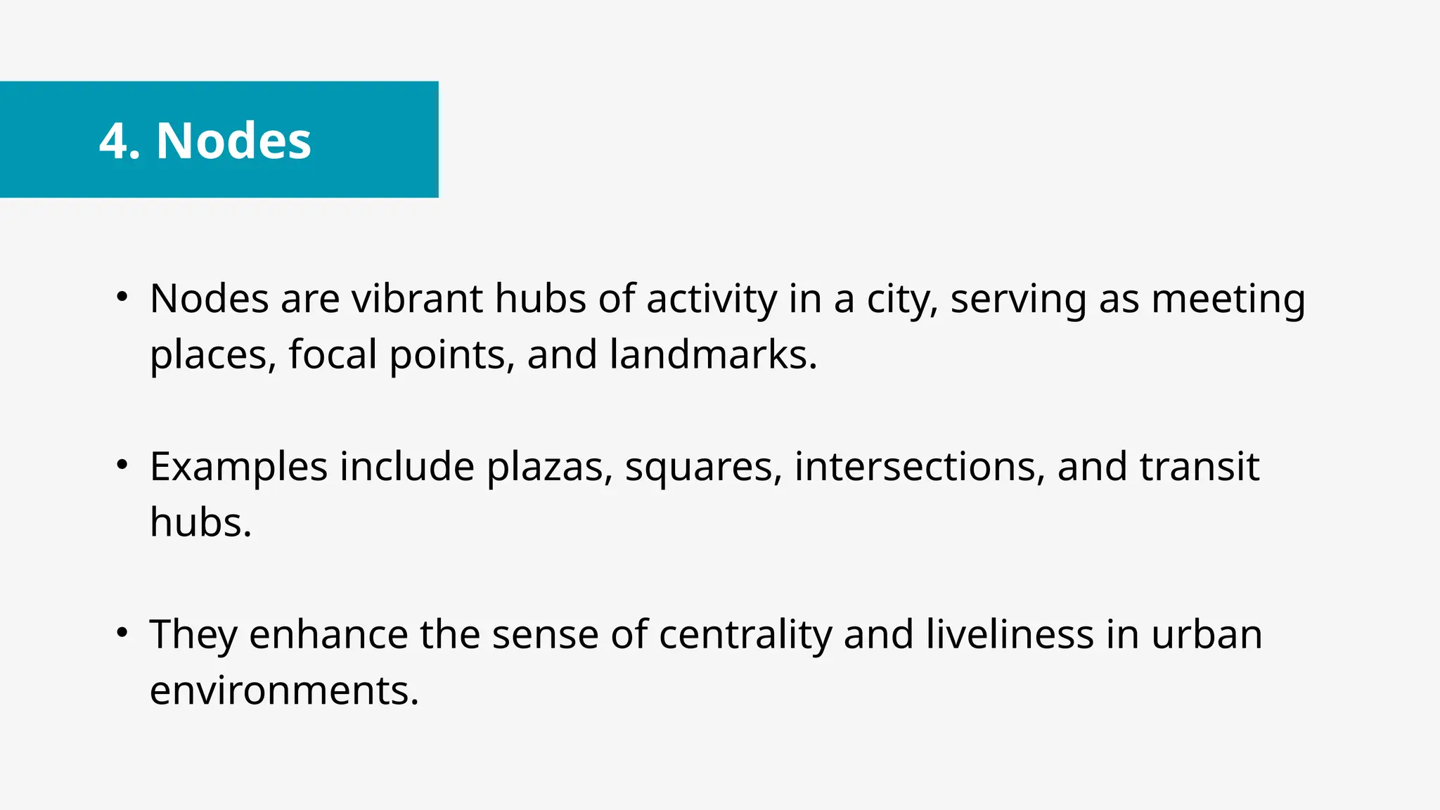 Kevin Lynch The document discusses various types of public realm spaces ...