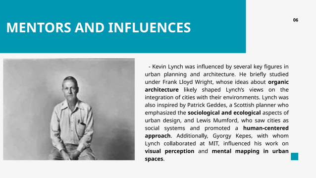 Kevin Lynch The document discusses various types of public realm spaces ...
