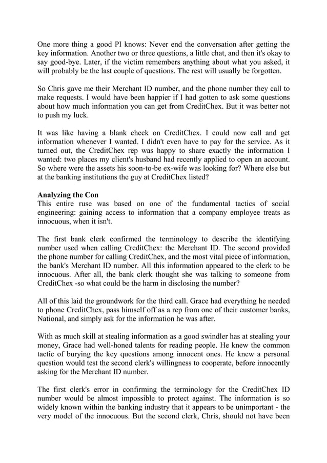 Kevin Mitnick - The Art of Deception | PDF