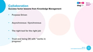 Workshop: Lessons from Knowledge Management - Connecting People with ...