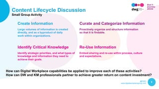 Workshop: Lessons from Knowledge Management - Connecting People with ...
