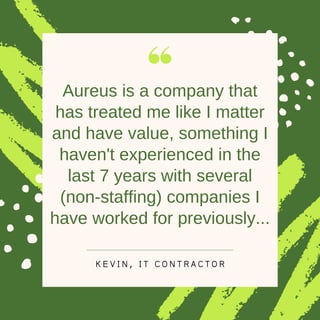 Aureus Group Review - Kevin, IT | PDF