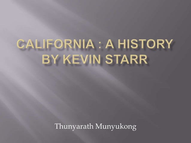 Kevin starr | PPT