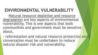 DRRR LESSON 3 Vulnerability to a specific hazard | PPTX