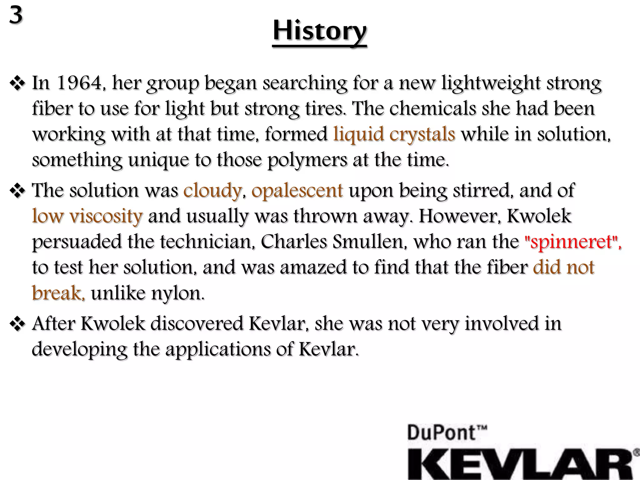 Kevlar Fiber | PPTX
