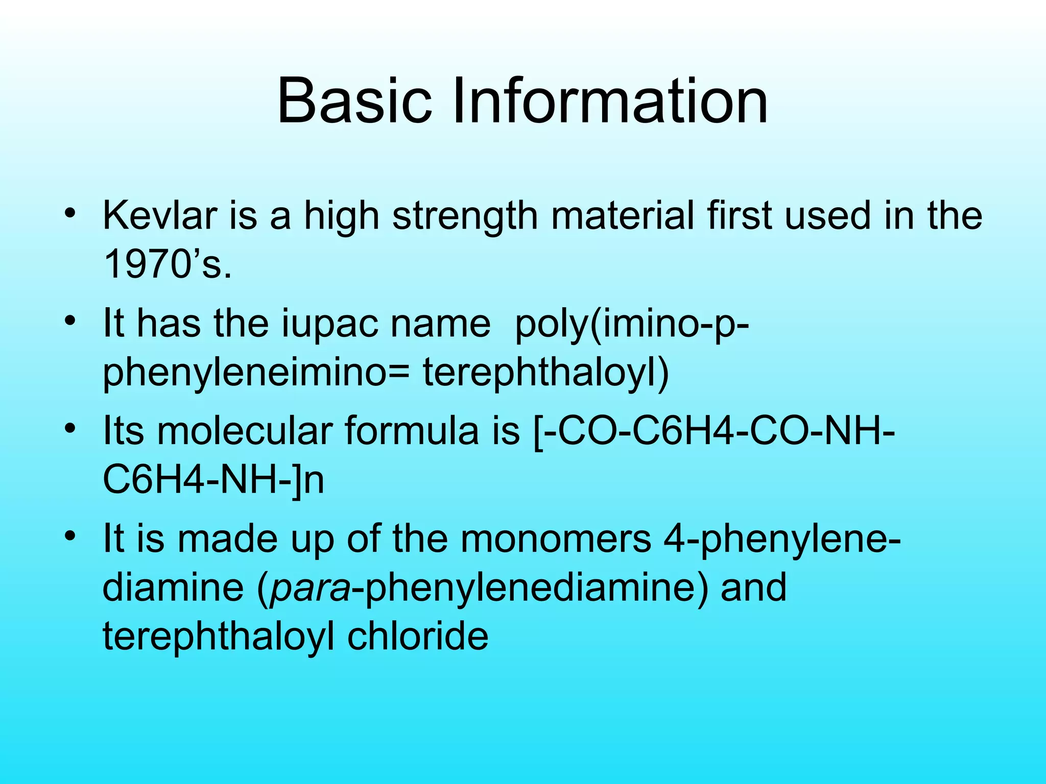 Kevlar presentation | PPT